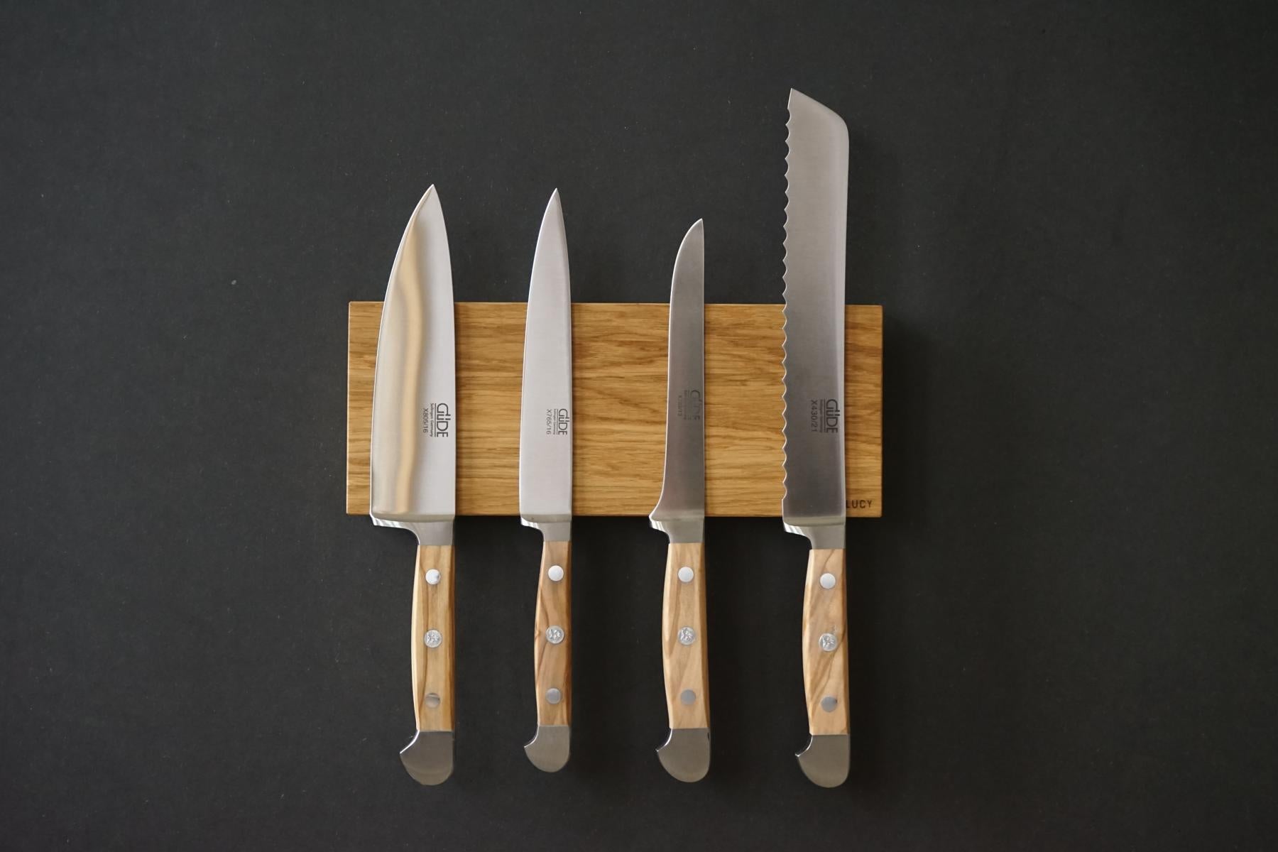 Jack&Lucy Magnets 25/10, magnetischer Messerhalter für vier Messer ...